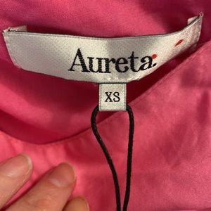 Aureta | Dresses | Aureta Studio Hot Pink Dahlia Mini Dress | Poshmark
